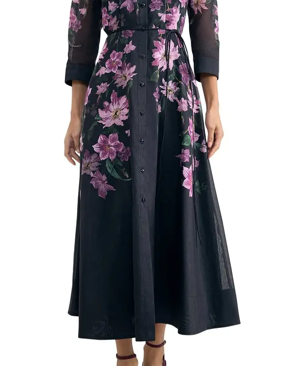 PHASE EIGHT Anabelle Printed Midi Shirt Dress