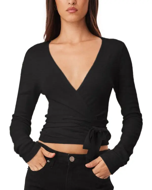 SNDYS. Nikola Wrap Top