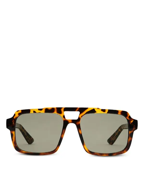 OTRA Tame Aviator Sunglasses, 59mm - Tortoise