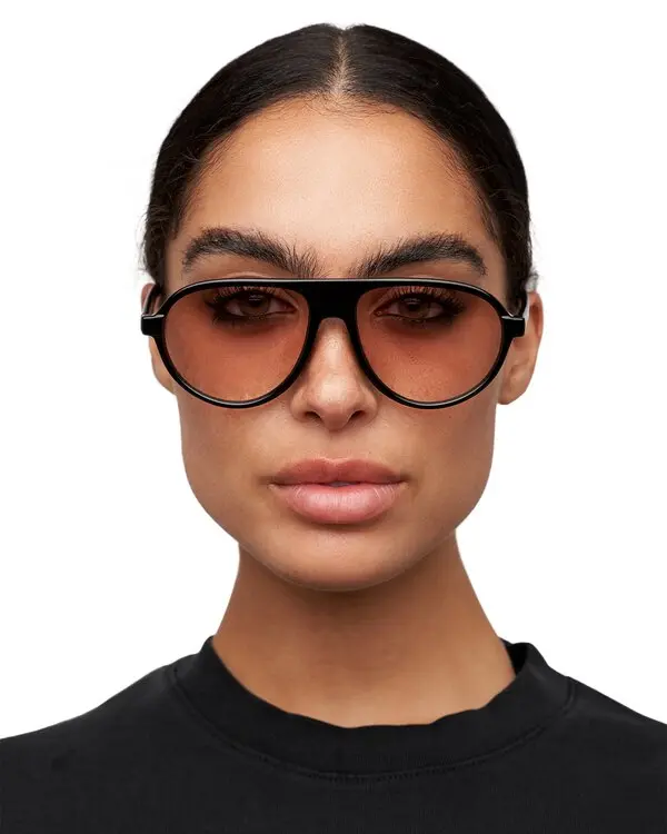 OTRA Iggy Aviator Sunglasses, 58mm - Black