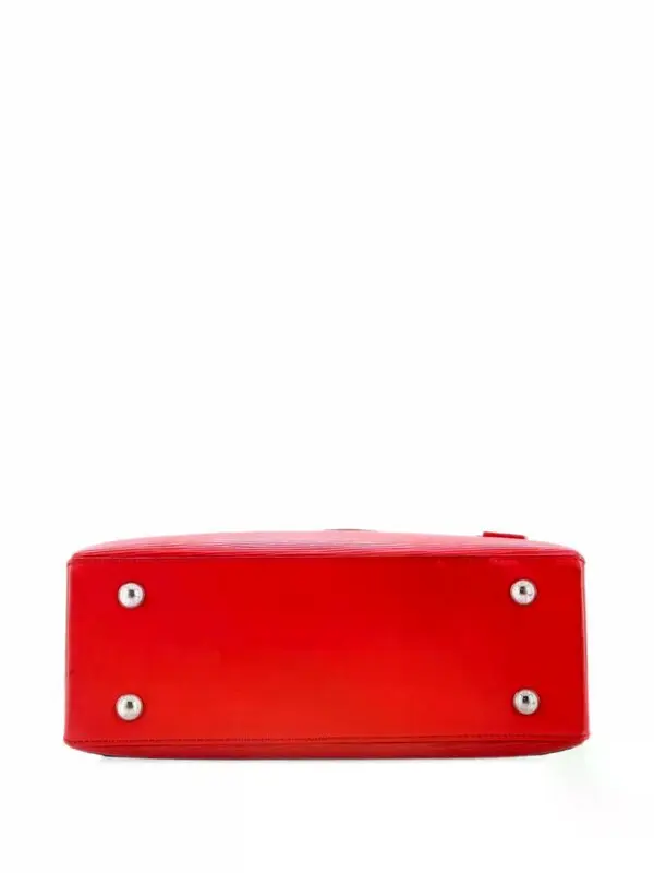 LOUIS VUITTON Kleber Handbag Epi Leather Pm Tote Bag - Red