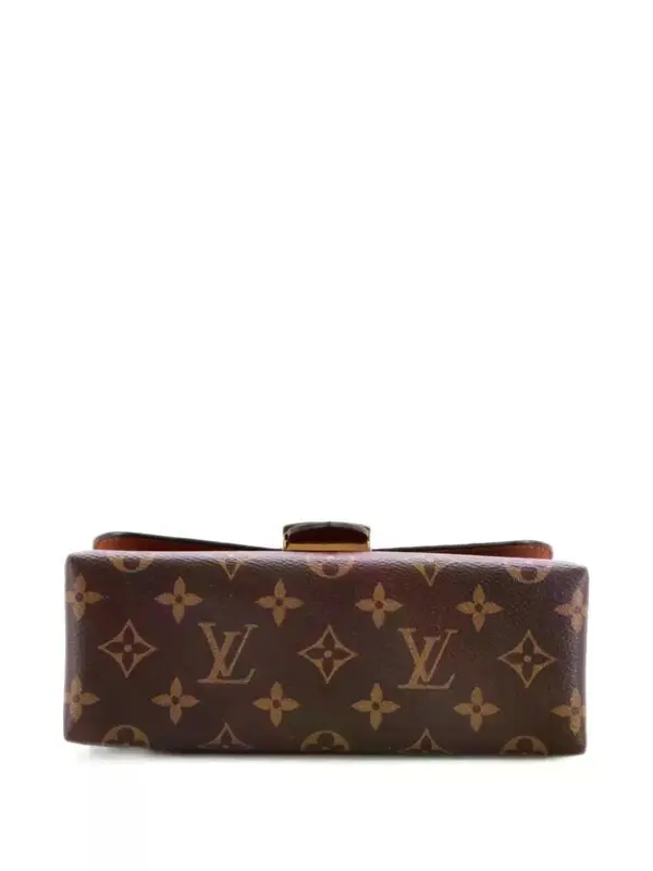 LOUIS VUITTON Locky Handbag Monogram Canvas With Leather Bb Satchel