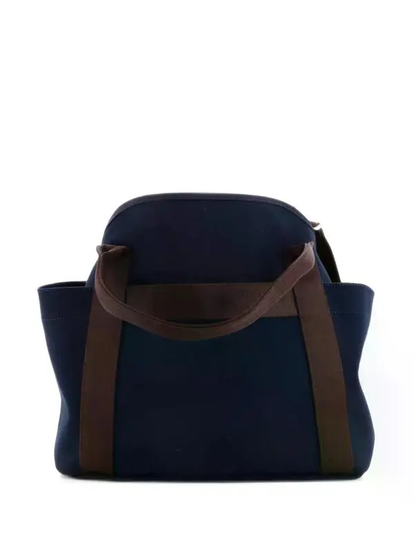 Hermès Sac De Pansage Groom Handbag Canvas Shoulder Bag