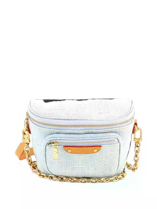 LOUIS VUITTON Bum Bag Monogram Denim Mini Belt Bag