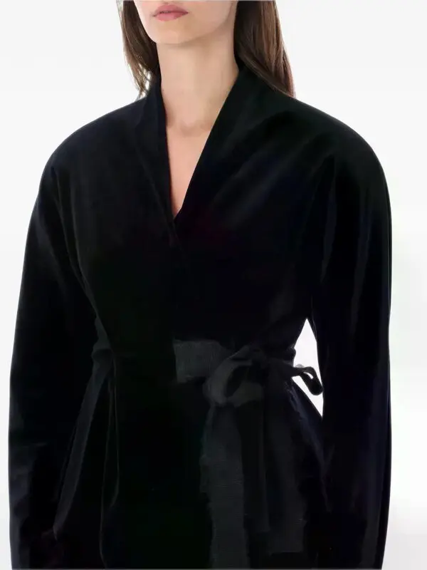 Alberta Ferretti Peplum Wrap Jacket