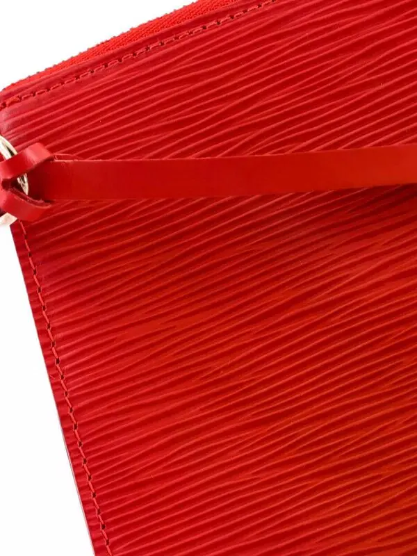 LOUIS VUITTON Pochette Accessoires Epi Leather Clutch Bag