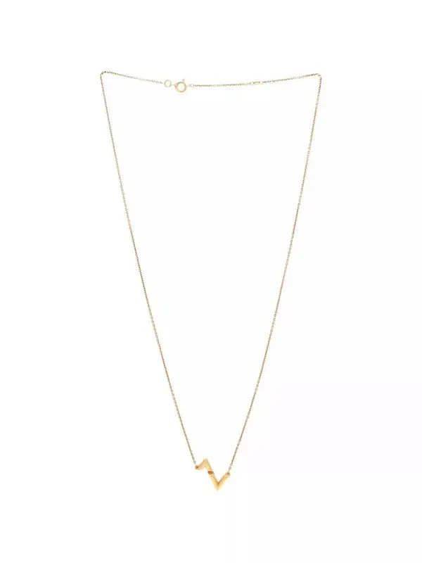 LOUIS VUITTON Volt Upside Down Pendant 18k Yellow Necklace - Gold