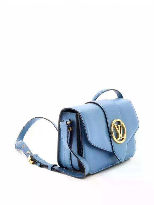 LOUIS VUITTON Pont 9 Bag Leather Crossbody Bag