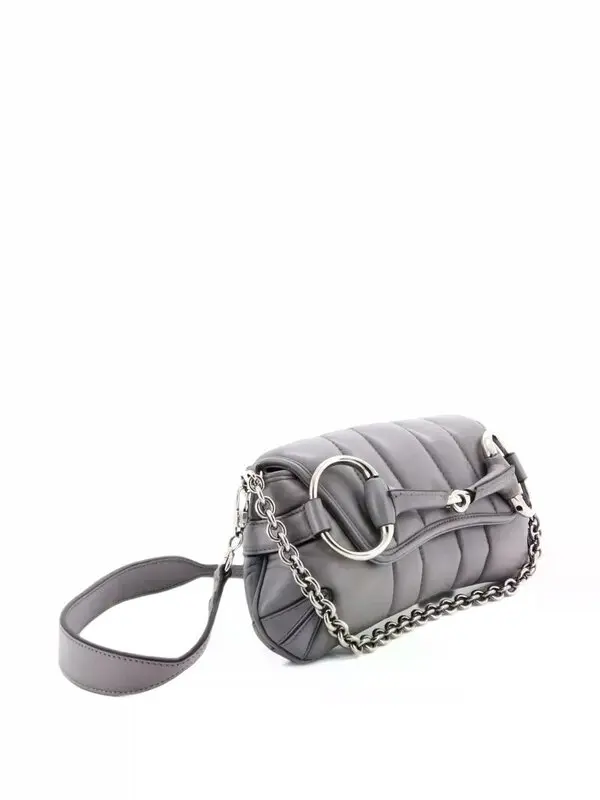 Gucci Horsebit Chain Vertical Quilted Leather Small Shoulder Bag