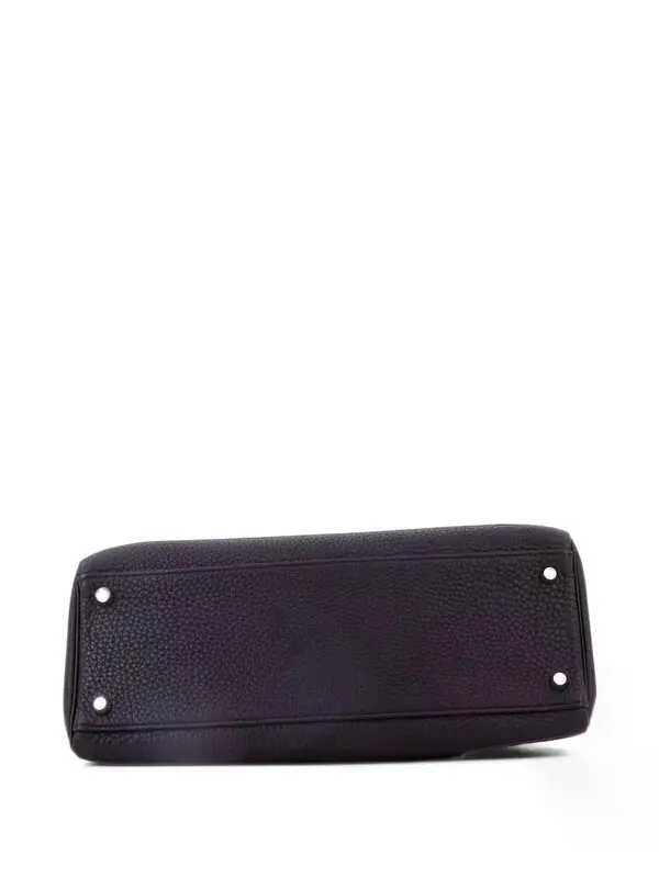 Hermès Kelly Handbag Noir Togo With Palladium Hardware 32 Satchel
