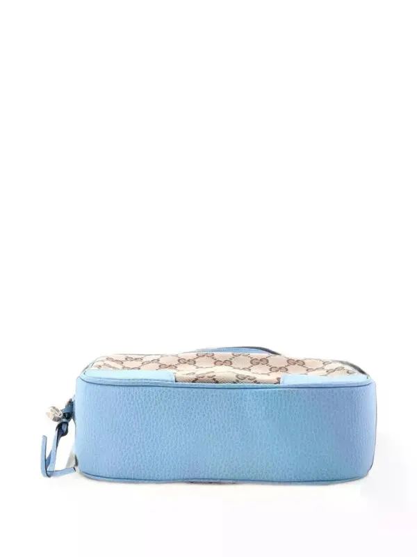 Gucci Bree Disco Gg Canvas With Leather Mini Crossbody Bag