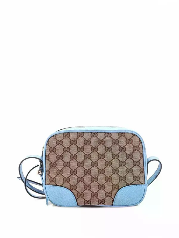 Gucci Bree Disco Gg Canvas With Leather Mini Crossbody Bag