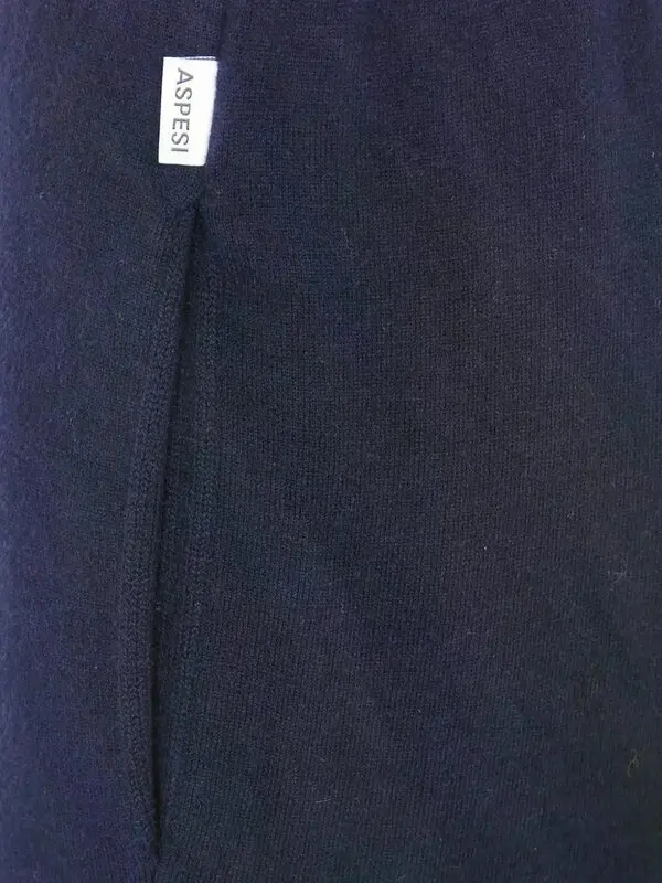 Aspesi Logo-tag Track Pants - Blue
