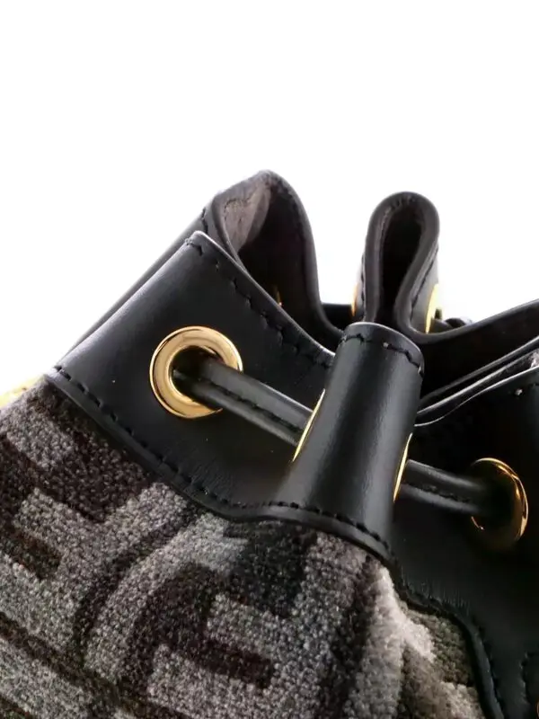 Fendi Mon Tresor Zucca Tapestry Mini Bucket Bag