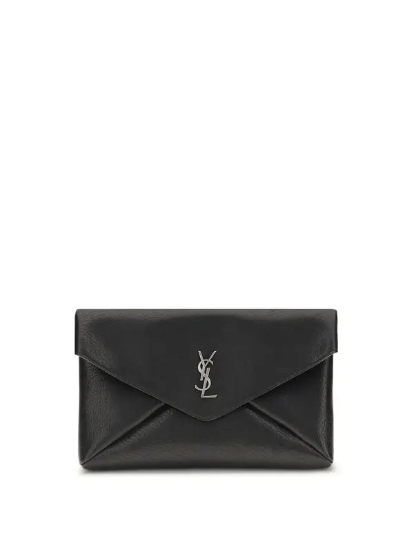 Saint Laurent Cassandre Large Envelope Clutch Bag