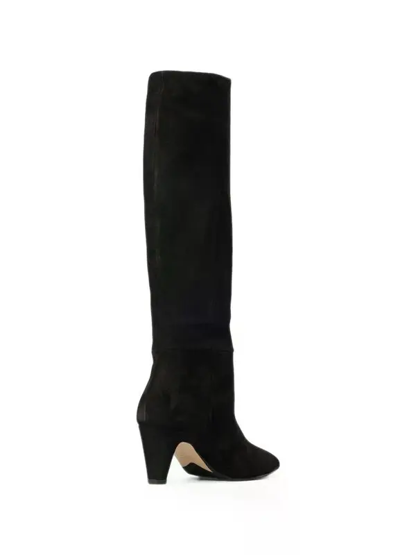 ANNA F. Pointed-toe Suede Boots