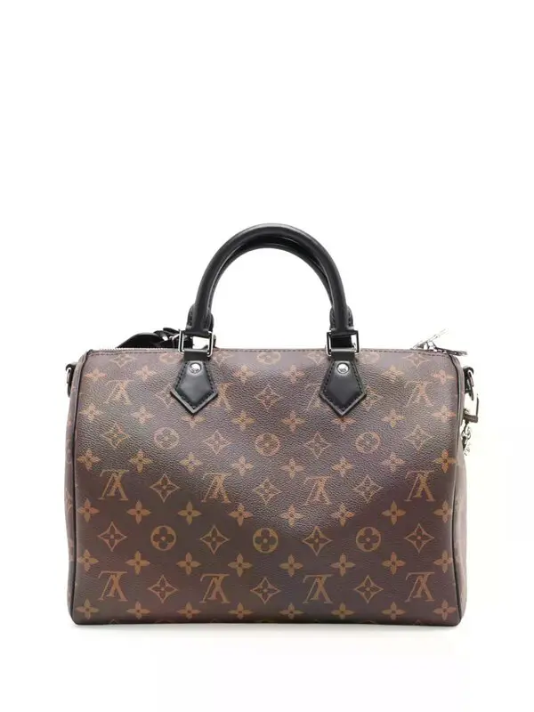 LOUIS VUITTON 2021-2026 Monogram Speedy Soft 30 Dark Satchel