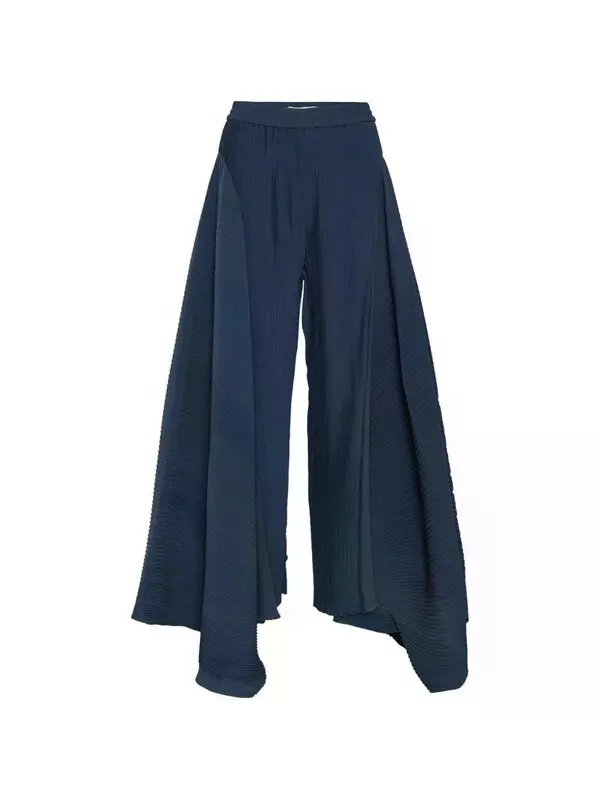 Henrik Vibskov Wrist Plisse Layered Trousers - Blue