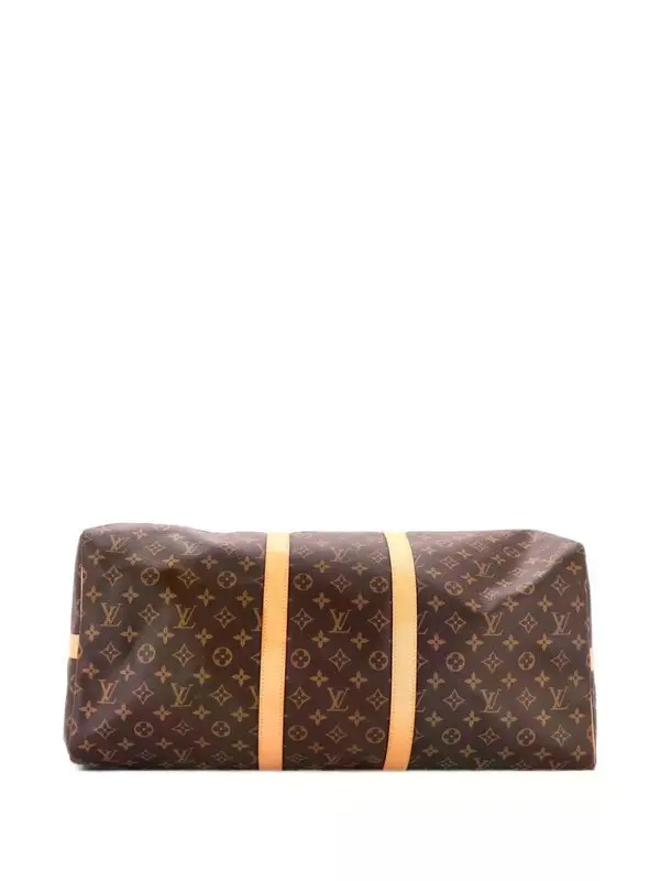 LOUIS VUITTON Keepall Bandouliere Bag Monogram Canvas 55 Travel Bag
