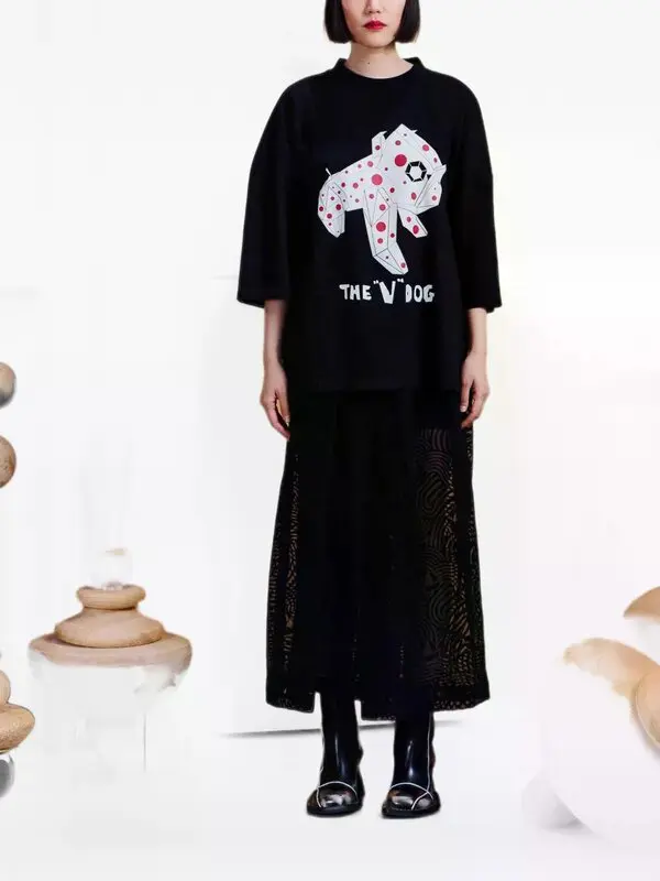 Henrik Vibskov V Dog Graphic-print T-shirt