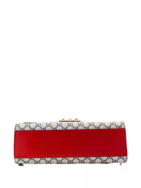 Gucci Padlock Gg Coated Canvas And Leather Medium Shoulder Bag
