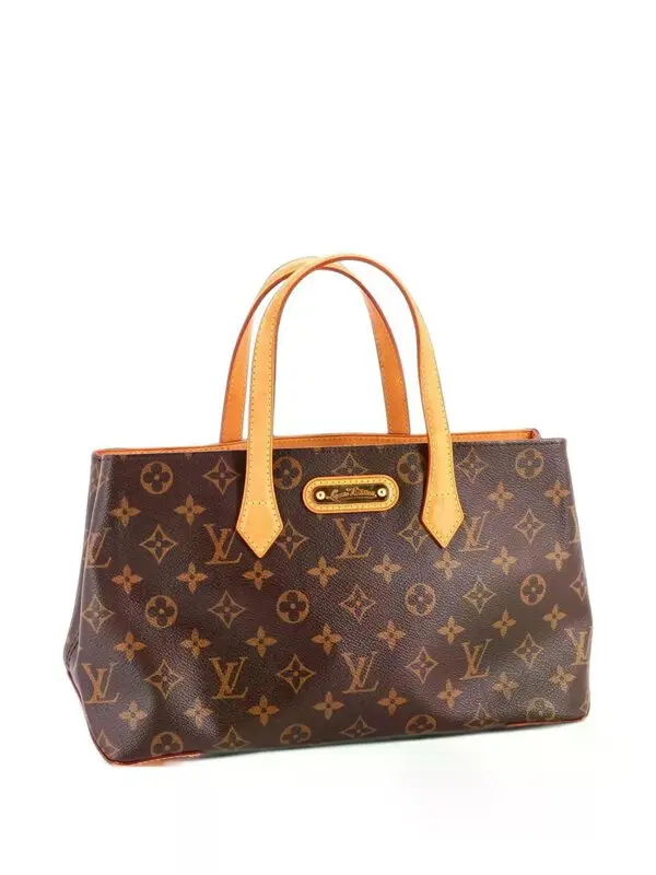 LOUIS VUITTON Wilshire Handbag Monogram Canvas Pm Tote Bag