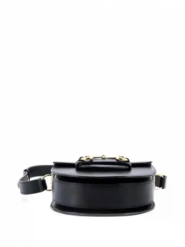 Gucci Horsebit 1955 Rounded Shoulder Bag Leather Mini Crossbody Bag