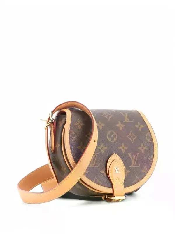 LOUIS VUITTON Tambourin Nm Handbag Monogram Canvas Crossbody Bag