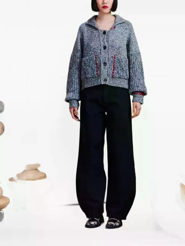 Henrik Vibskov Stitch Chunky-knit Cardigan