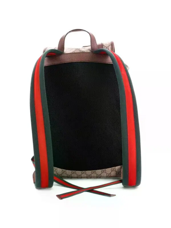Gucci Courrier Soft Gg Coated Canvas With Applique Large Backpack