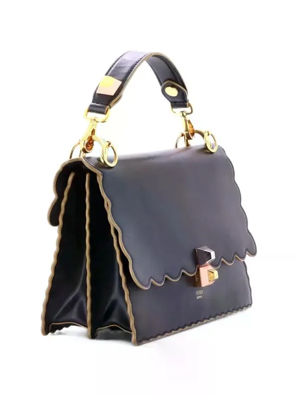 Fendi Kan I Bag Leather Medium Shoulder Bag