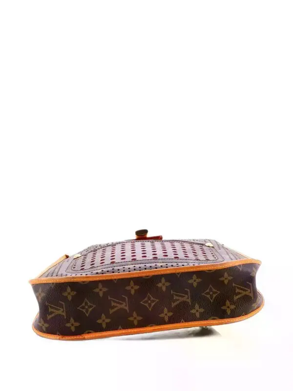 LOUIS VUITTON Musette Handbag Perforated Monogram Canvas Crossbody Bag