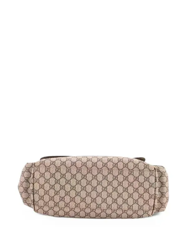 Gucci Diaper Bag Gg Coated Canvas Crossbody Bag