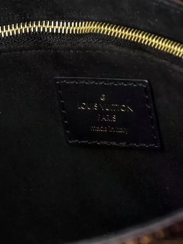 LOUIS VUITTON Vavin Handbag Damier With Leather Pm Crossbody Bag