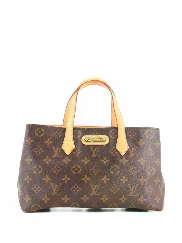 LOUIS VUITTON Wilshire Handbag Monogram Canvas Pm Tote Bag