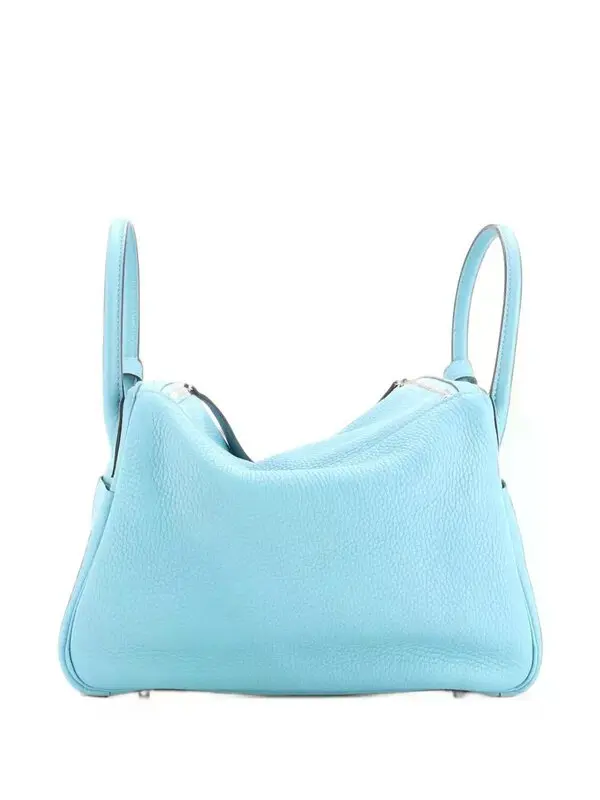 Hermès Lindy Bag Clemence 30 Shoulder Bag - Blue