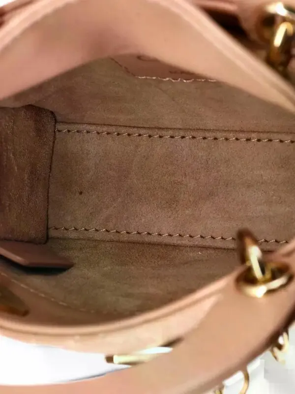 Dior Lady Bag Cannage Quilt Lambskin Micro Shoulder Bag