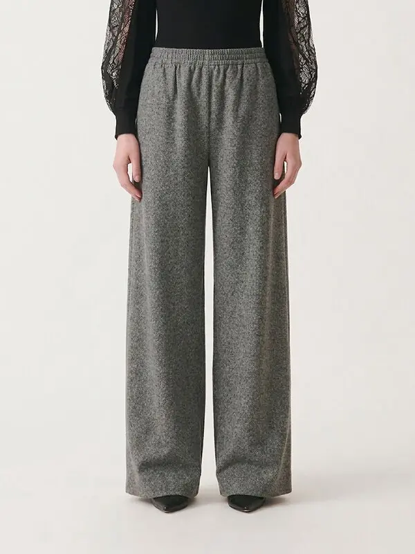 Fabiana Filippi Elasticated Waistband Wide Leg Pants - No