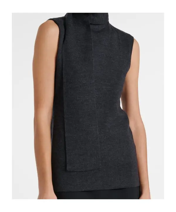 TOTEME Sleeveless Sweater - Black