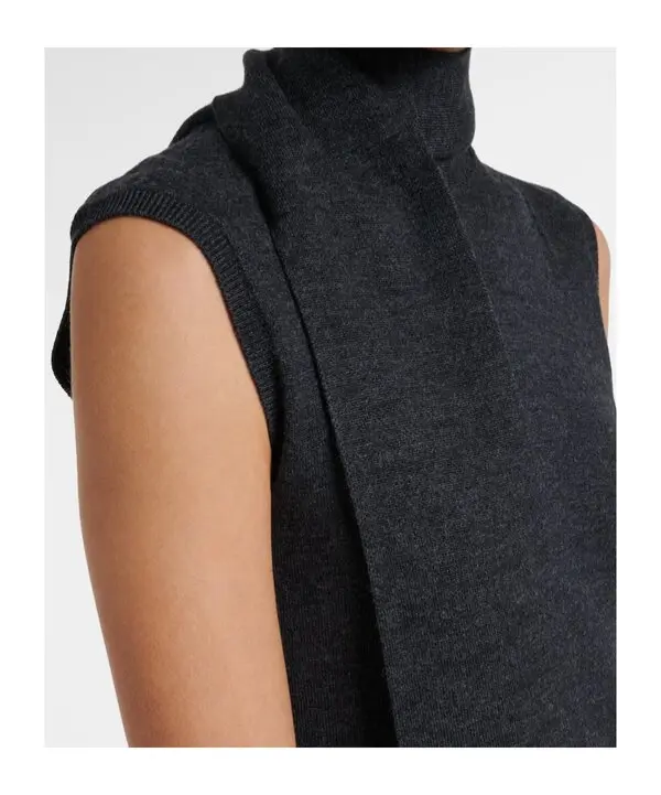 TOTEME Sleeveless Sweater - Black