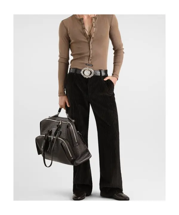Dolce & Gabbana Dolce Gabbana Straight Leg Corduroy Trousers