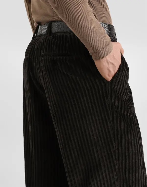 Dolce & Gabbana Dolce Gabbana Straight Leg Corduroy Trousers