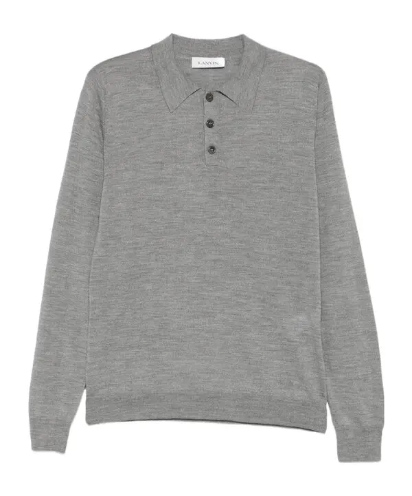 LANVIN Long-sleeve Polo Shirt