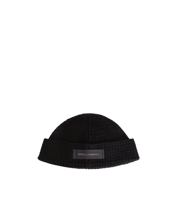 Dolce & Gabbana Dolce Gabbana Waffle-knit Beanie