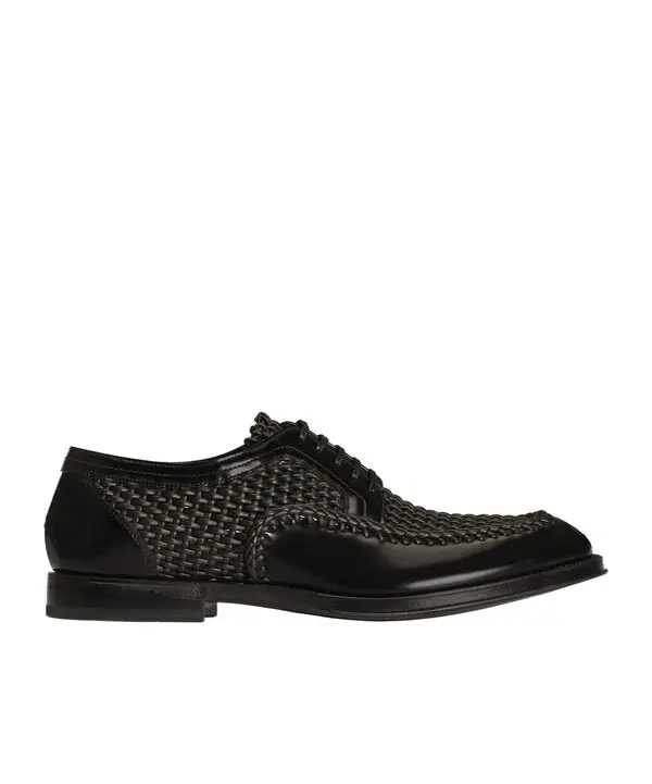 Dolce & Gabbana Dolce Gabbana Woven Derby Shoes
