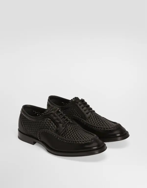 Dolce & Gabbana Dolce Gabbana Woven Derby Shoes