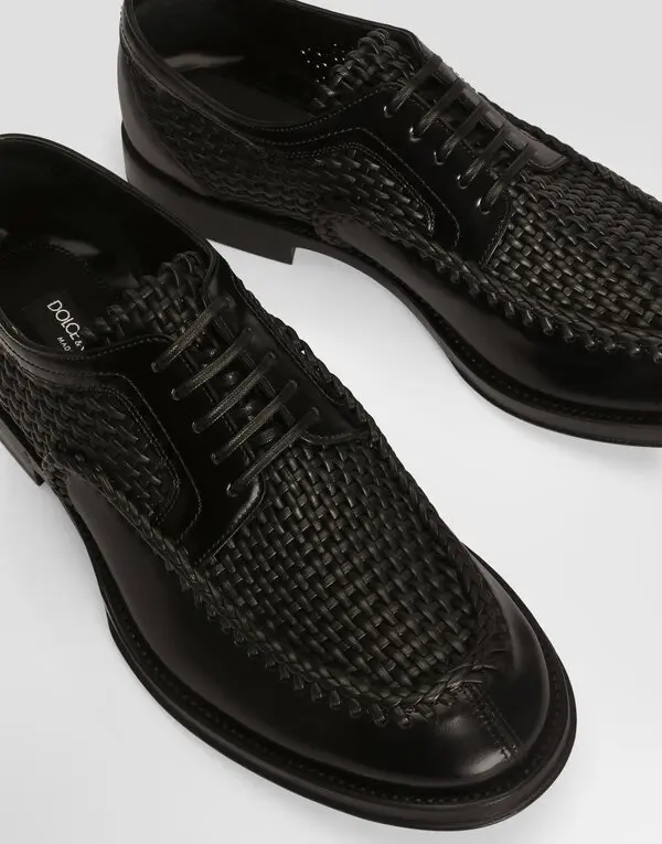 Dolce & Gabbana Dolce Gabbana Woven Derby Shoes