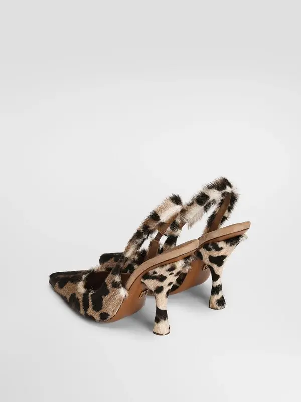 Dolce & Gabbana Leo Kid-leather Slingbacks
