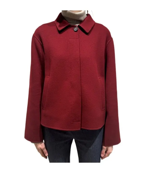 Max Mara Long-sleeve Casual Jacket - Red