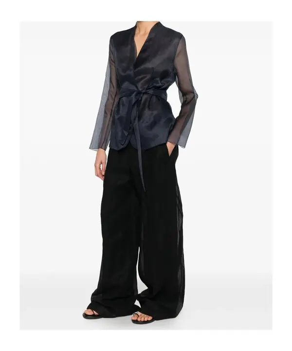 Antonelli Firenze Wrap-style Tie-waist Casual Jacket